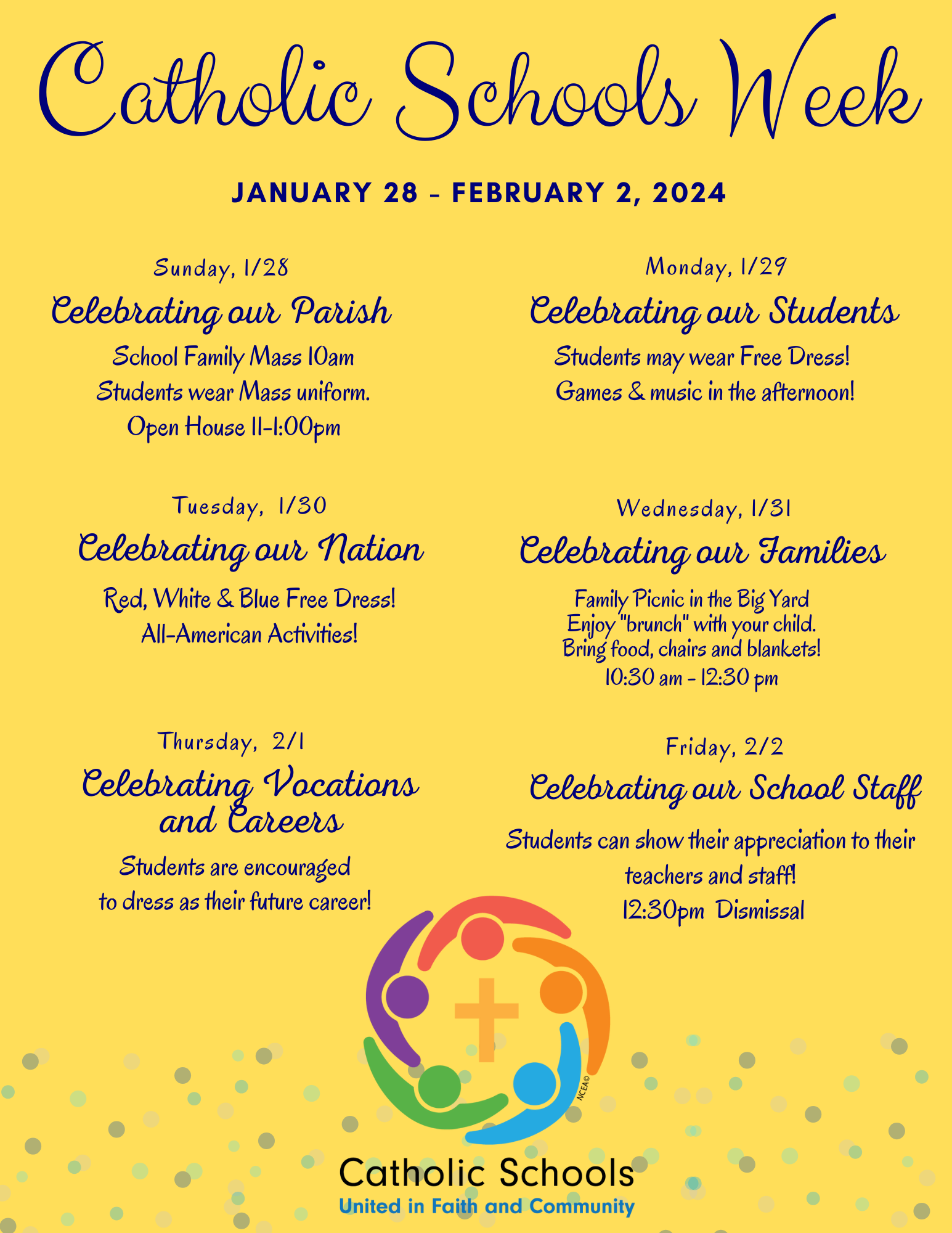 Catholic Schools Week 2024 | Our Lady of Guadalupe School, Rose Hill